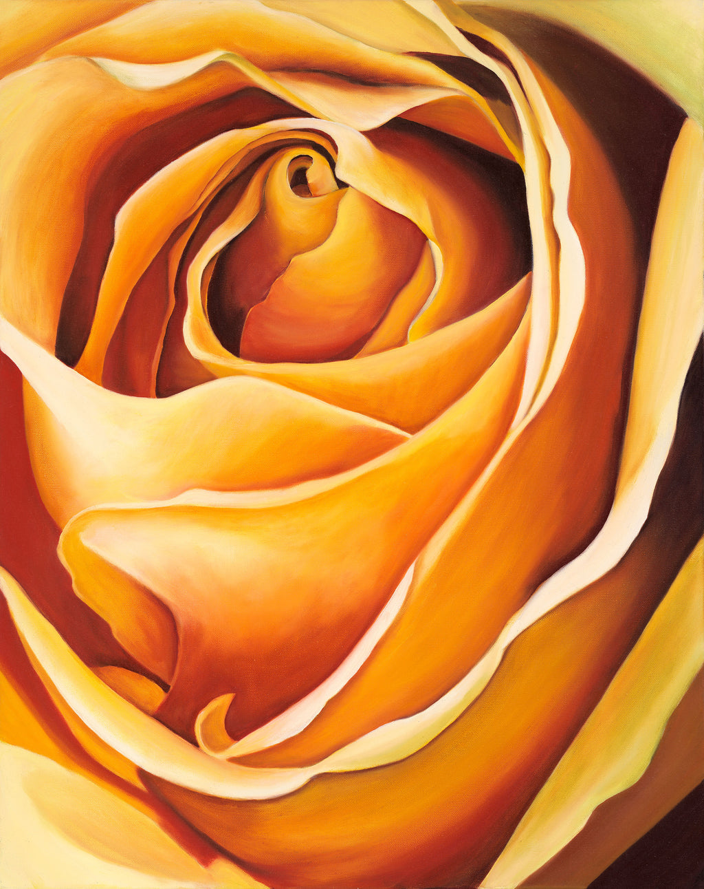 Warm Saffron – Jess Quinn Art